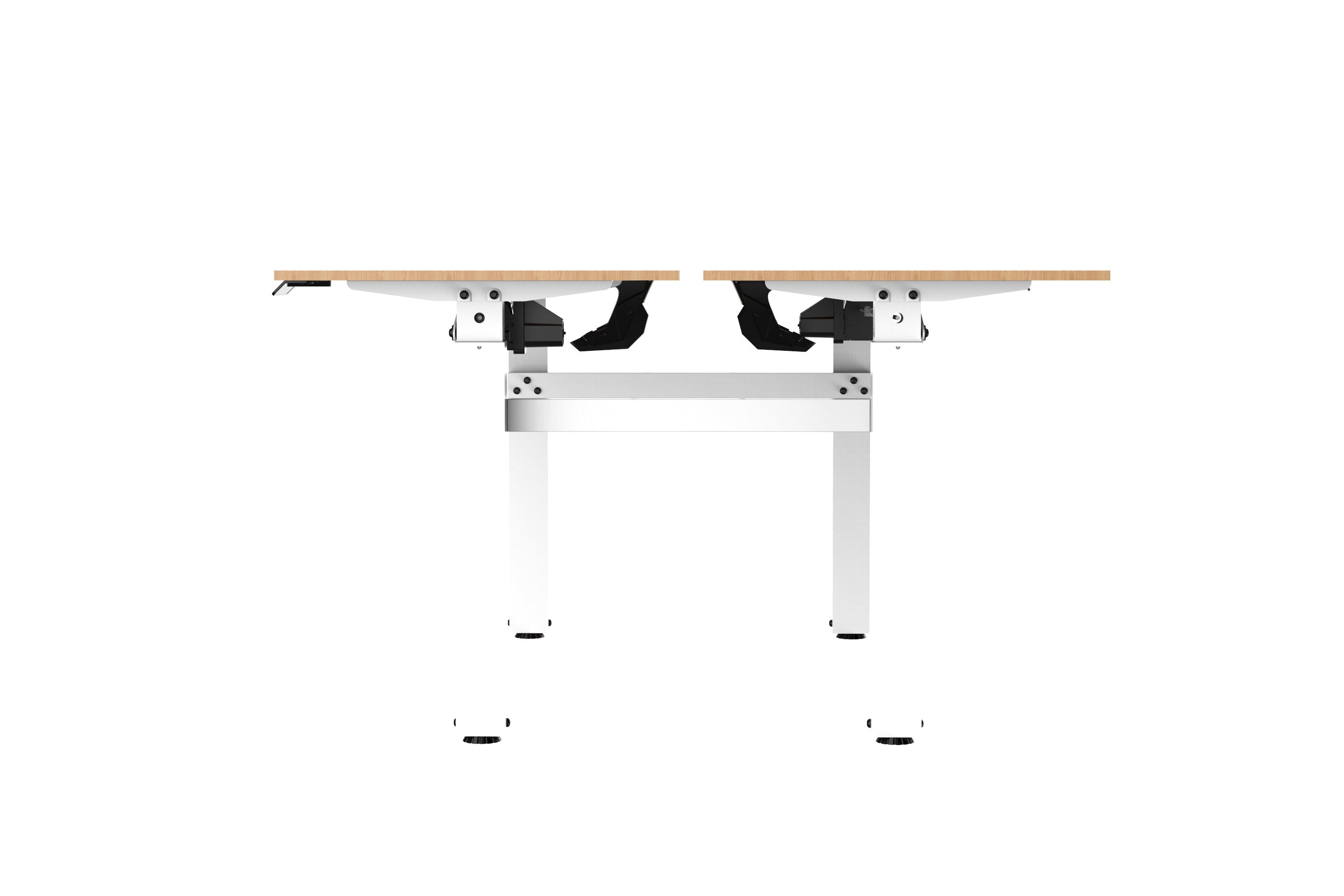 Autoniture DuoFlex Dual-Workstation Electric Office Standing Table ...